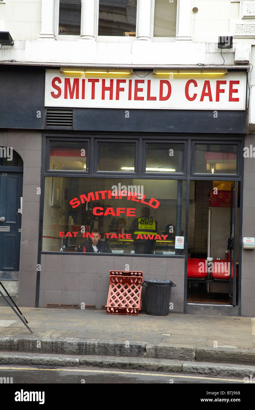 Smithfield Cafe, Smithfield Market, London, England, United Kingdom Stock Photo - Alamy