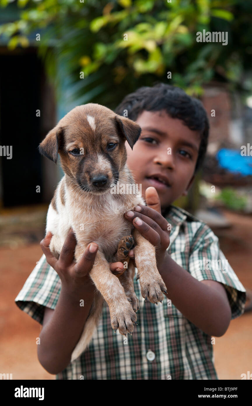 Pet dogs with children india hi-res stock photography and images - Alamy