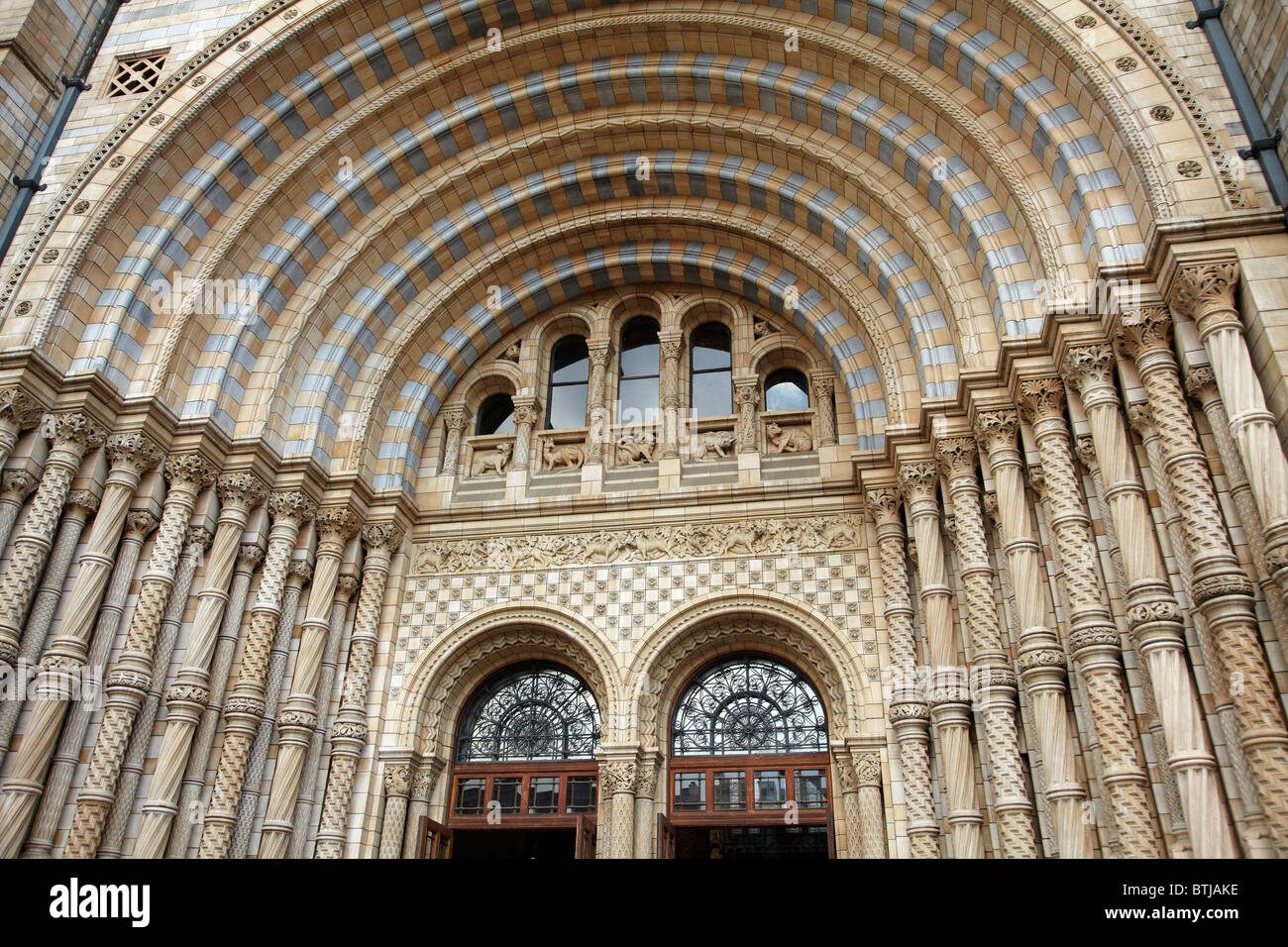 Entrance to Natural History Museum, London, England, United Kingdom ...
