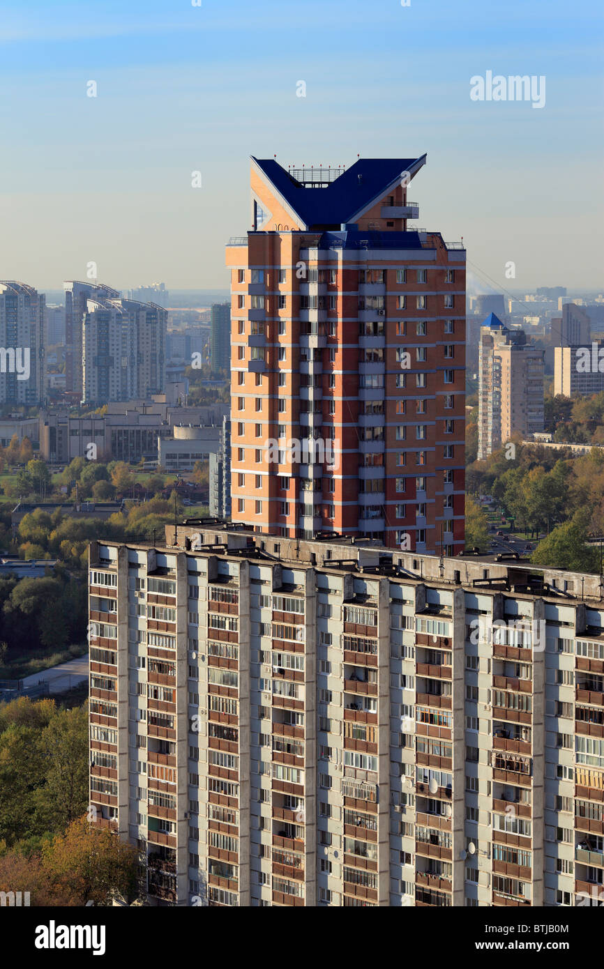 Apartment buildings, Moscow, Russia Stock Photo - Alamy