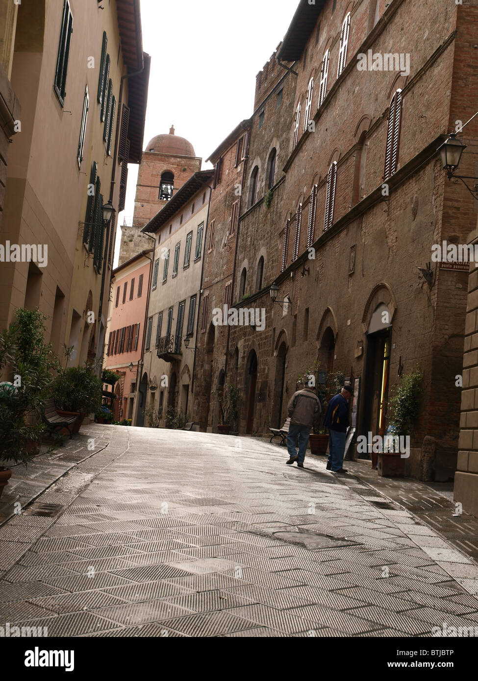 morning in the Tuscan town Stock Photo - Alamy