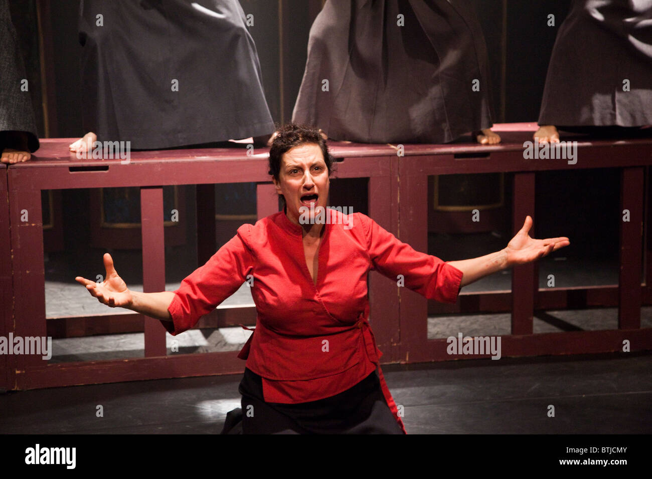 Macbeth performed by Polish company "Song of the Goat Theatre" at the ...