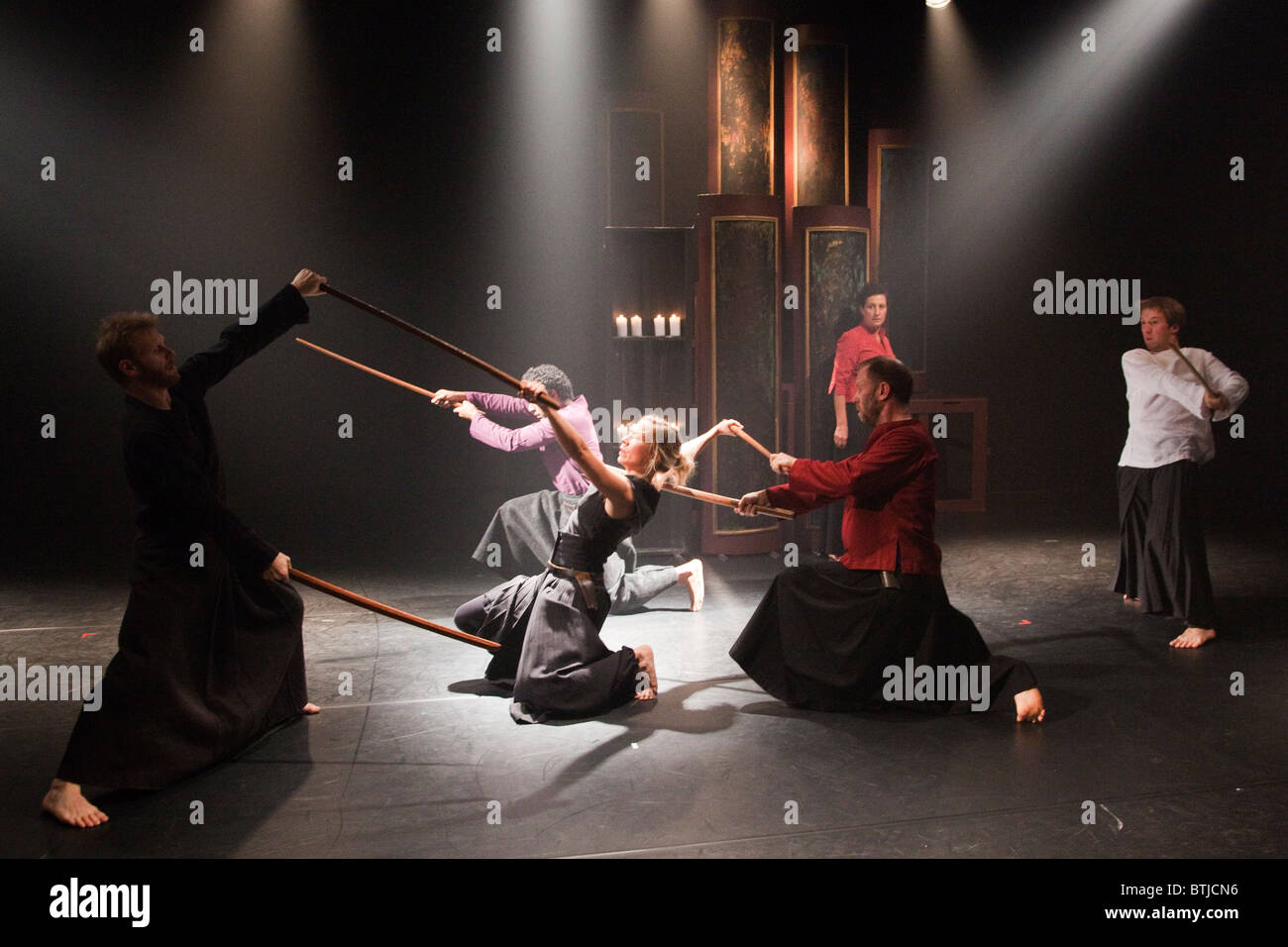 Macbeth performed by Polish company "Song of the Goat Theatre" at the ...