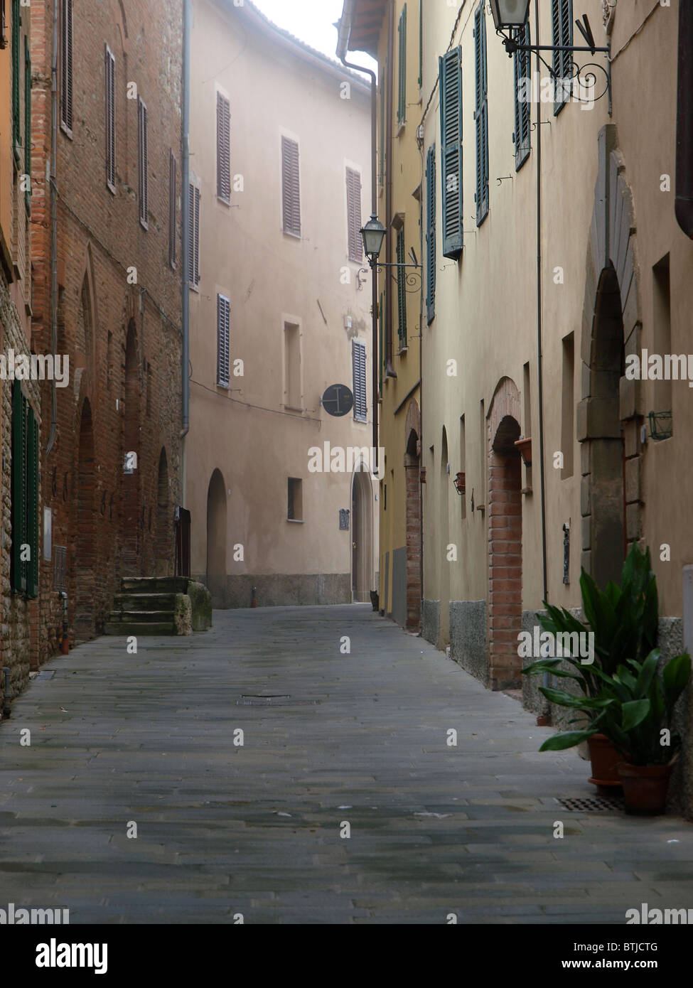 morning in the Tuscan town Stock Photo - Alamy