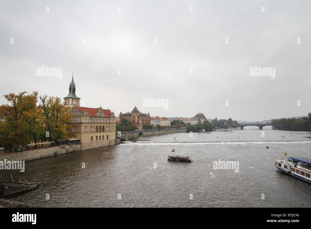 By the River in Prague Czech republic Stock Photo - Alamy