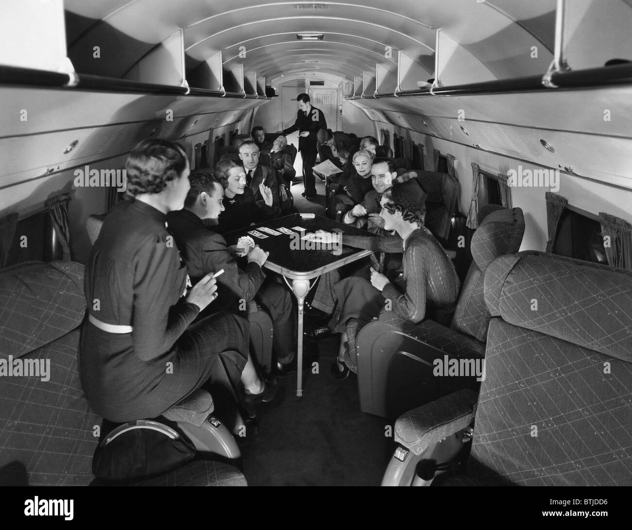 United airline's skylounge mainliner hi-res stock photography and ...