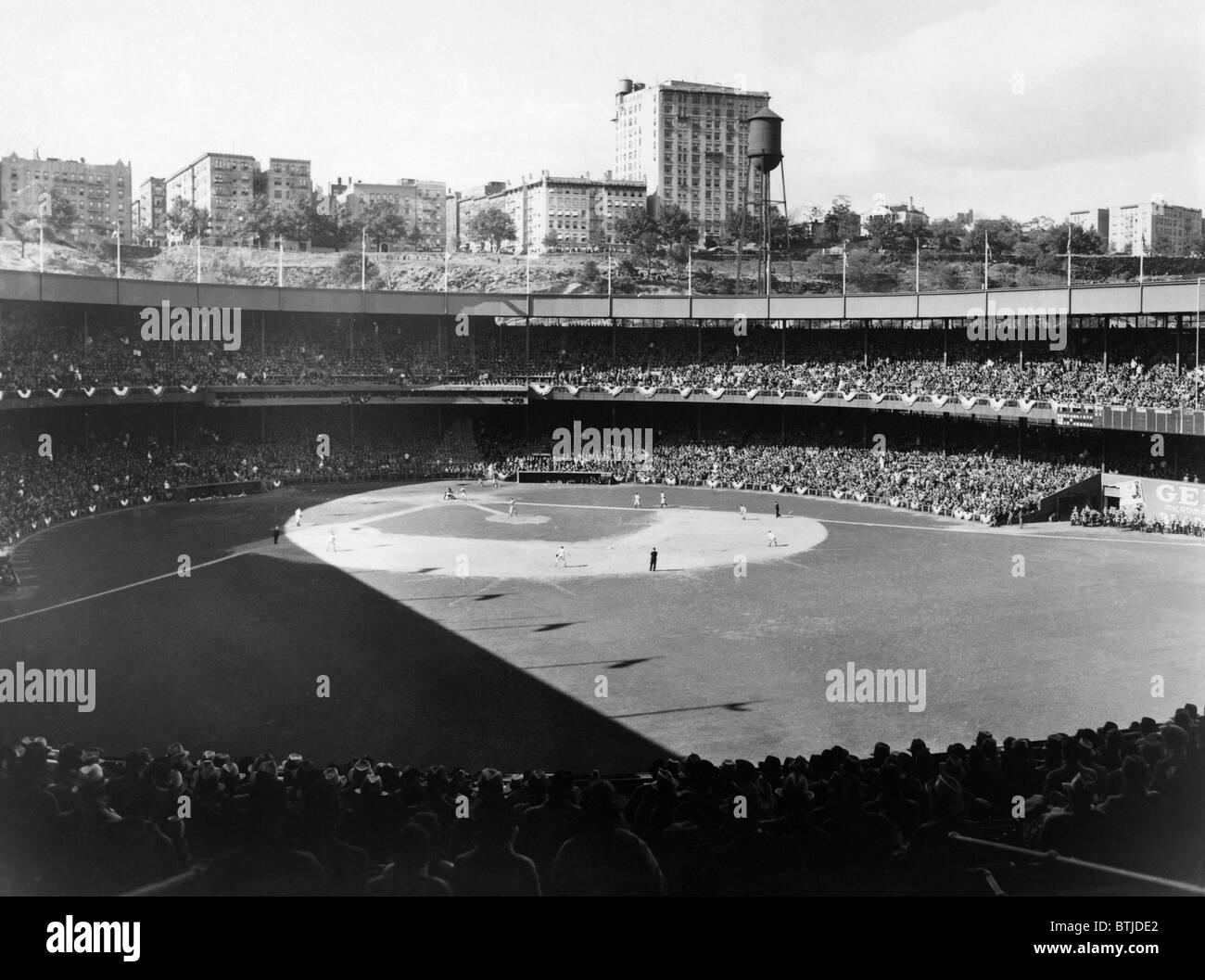 Polo Grounds, during the 1937 World Series between the New York Yankees ...