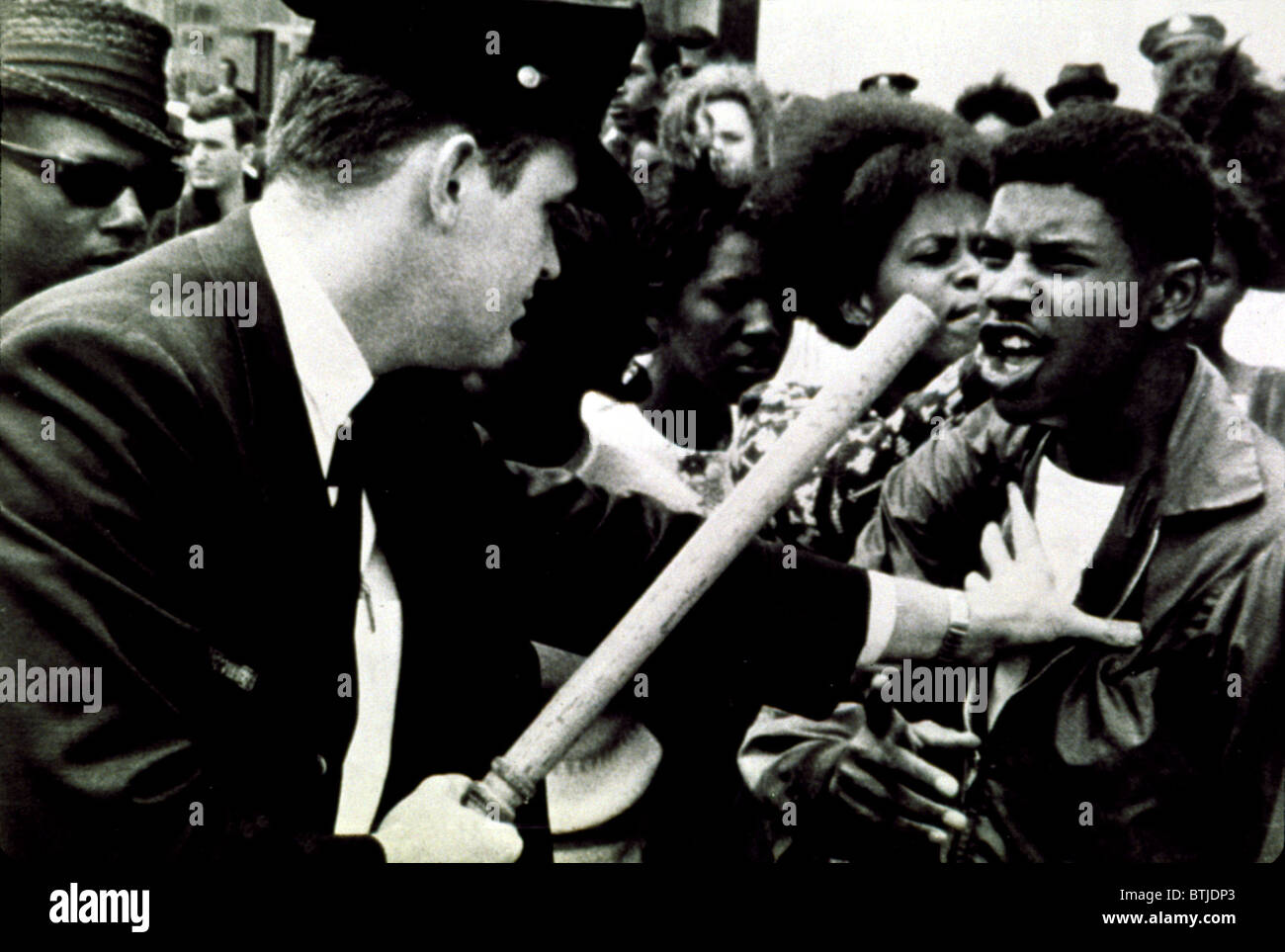 Civil Rights march confrontation with police in 1964 Stock Photo - Alamy