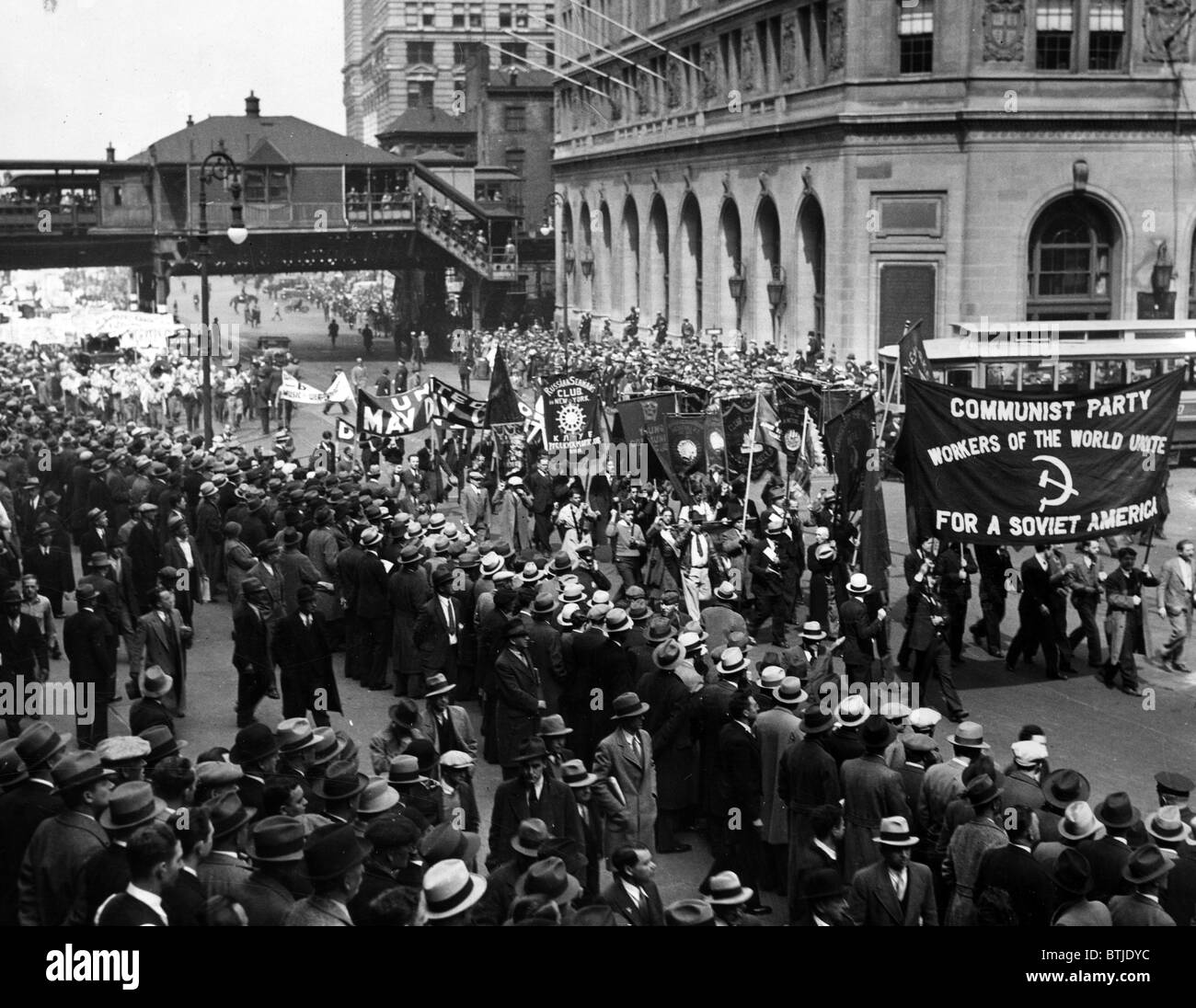 Communists' May Day parade in New York City, 1934. Courtesy: CSU ...