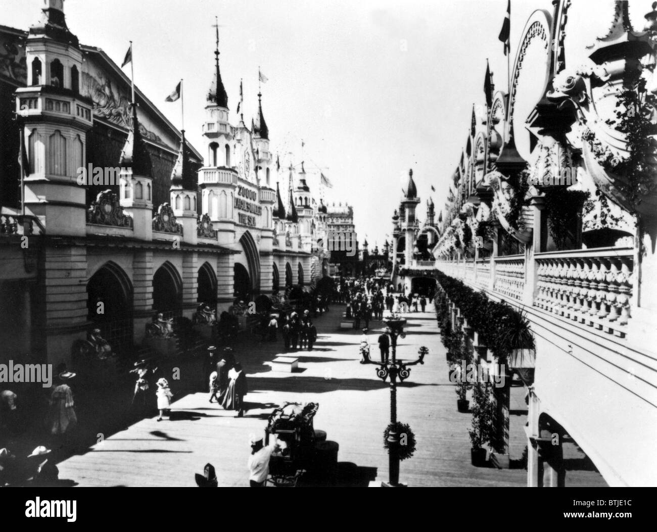 Coney Island, New York, at the turn of the century Stock Photo - Alamy