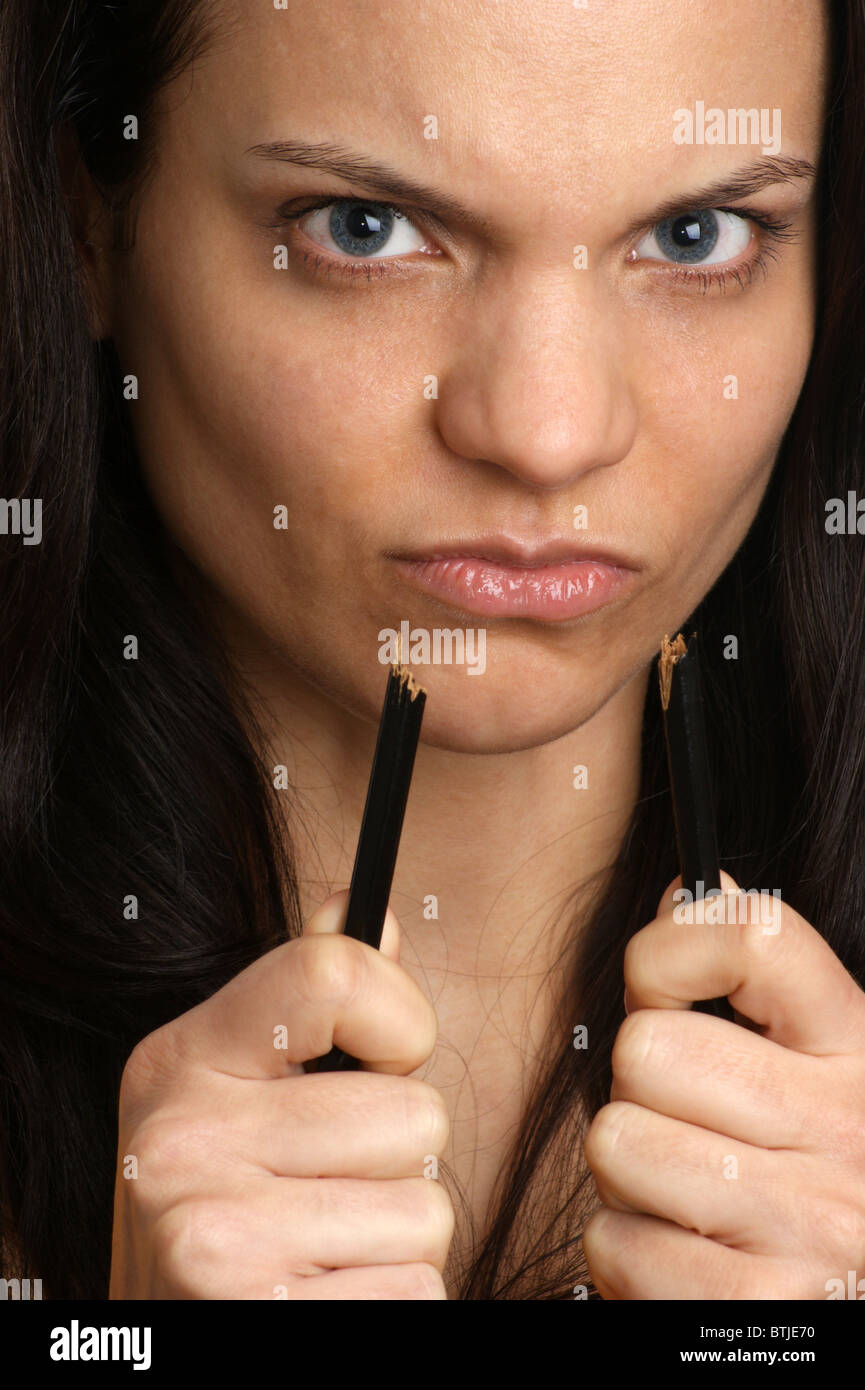 Broken in a hand hi-res stock photography and images - Alamy