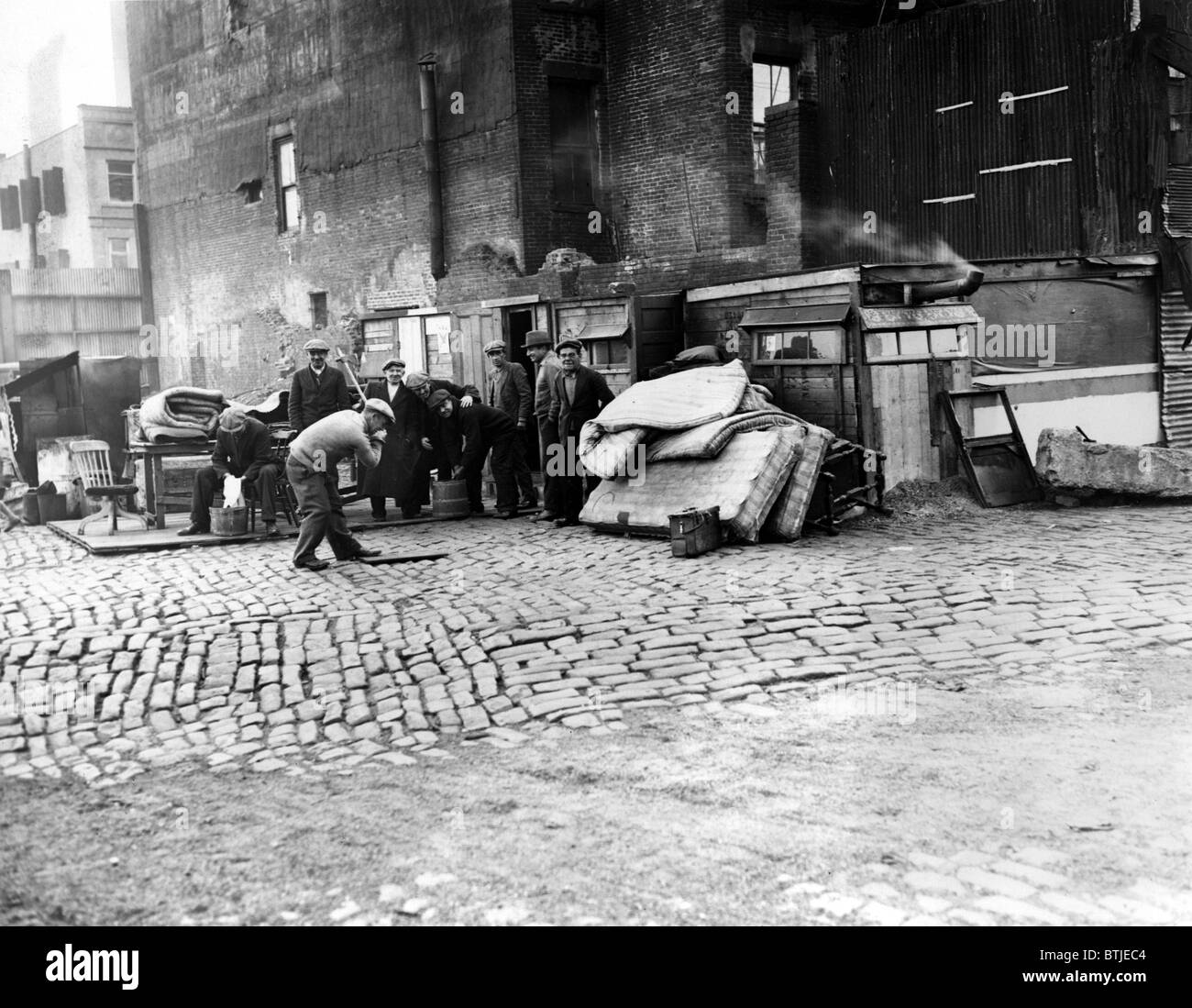 Great Depression, Riverfront Shantytown (35th Street & East River), New ...