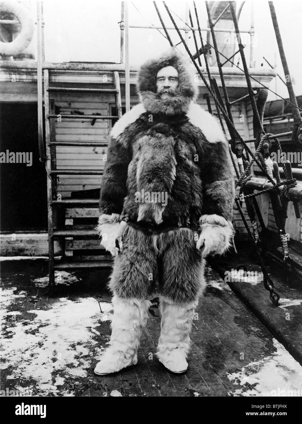ROBERT E. PEARY-Commanter of the expedition to the North Pole, (1902 ...