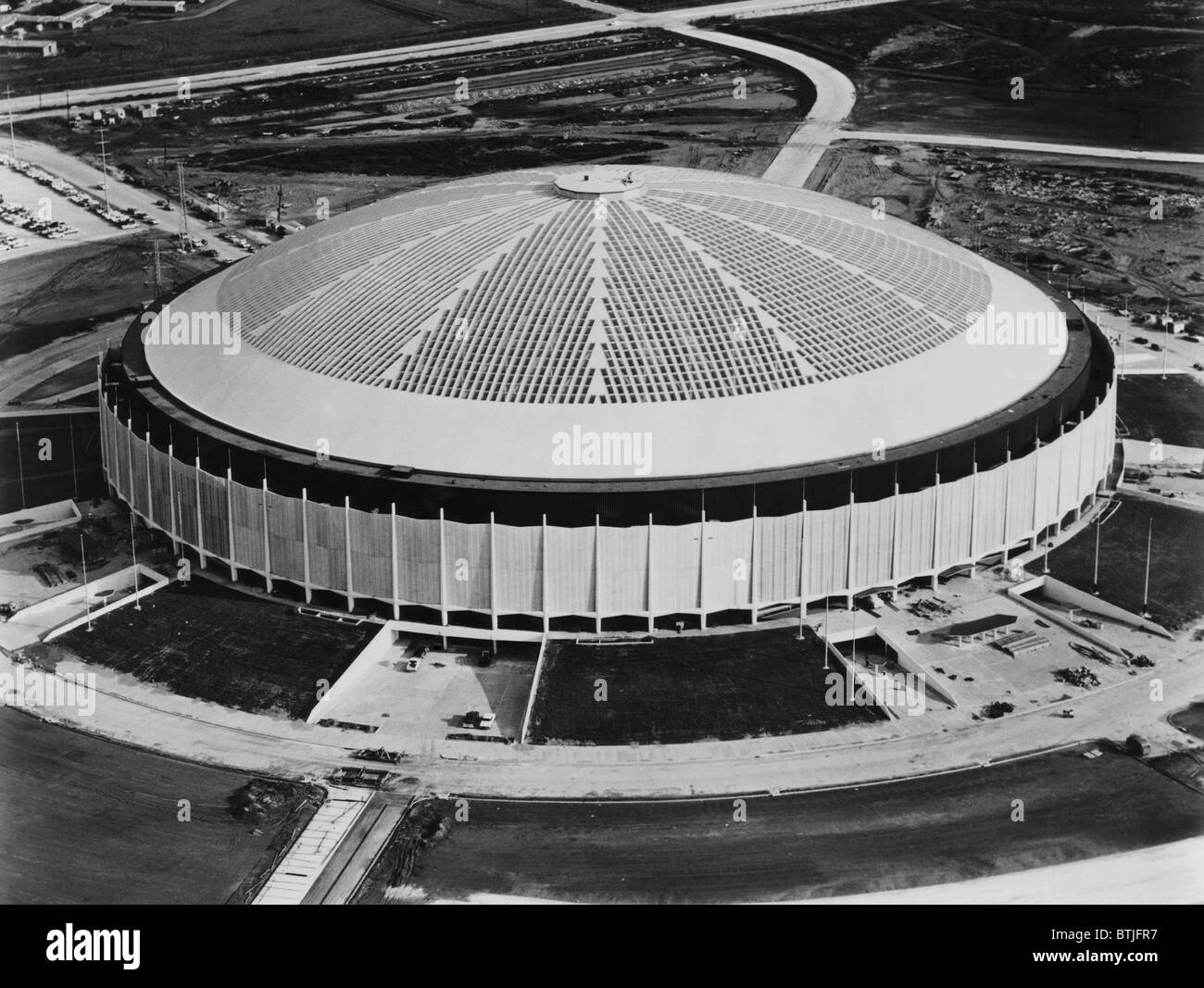 The Astrodome (aka 'The Eighth Wonder of the World), Houston, Texas, c ...