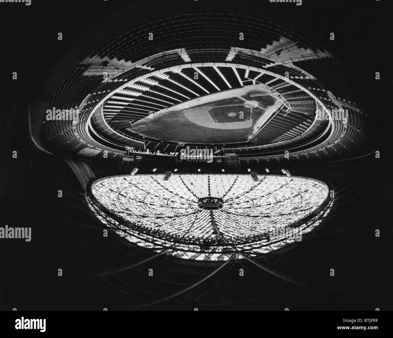 Fish eye view of the Astrodome (aka 'The Eighth Wonder of the World ...