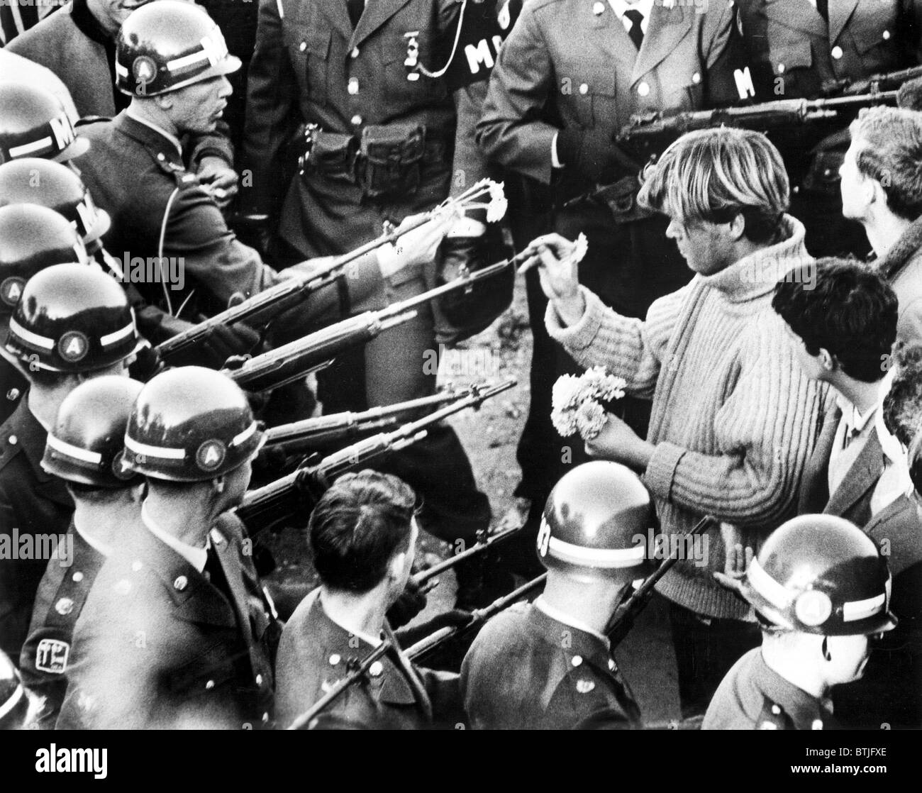 4/8/67 WASHINGTON: A group of Anti-Vietnam War pickets, calling itself ...