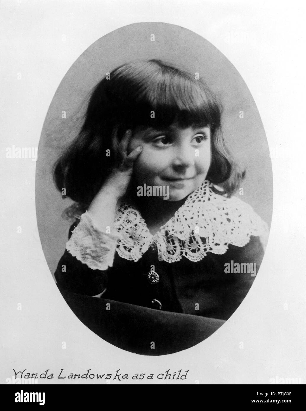 Wanda Landowska, harpsichordist, as she appeared in Warsaw for her ...