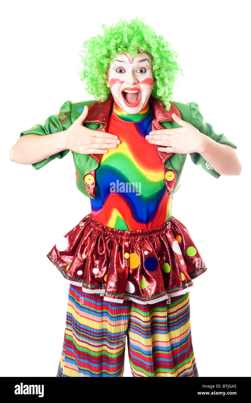 playful circus clowns Stock Photo - Alamy