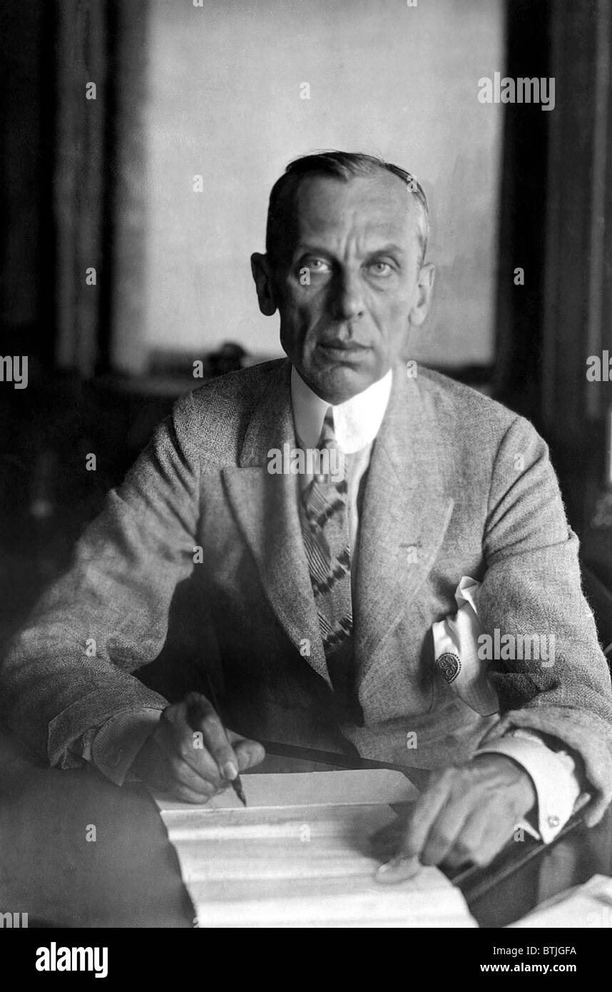 Alfred P. Sloan, president of General Motors, 1928. Courtesy: CSU ...