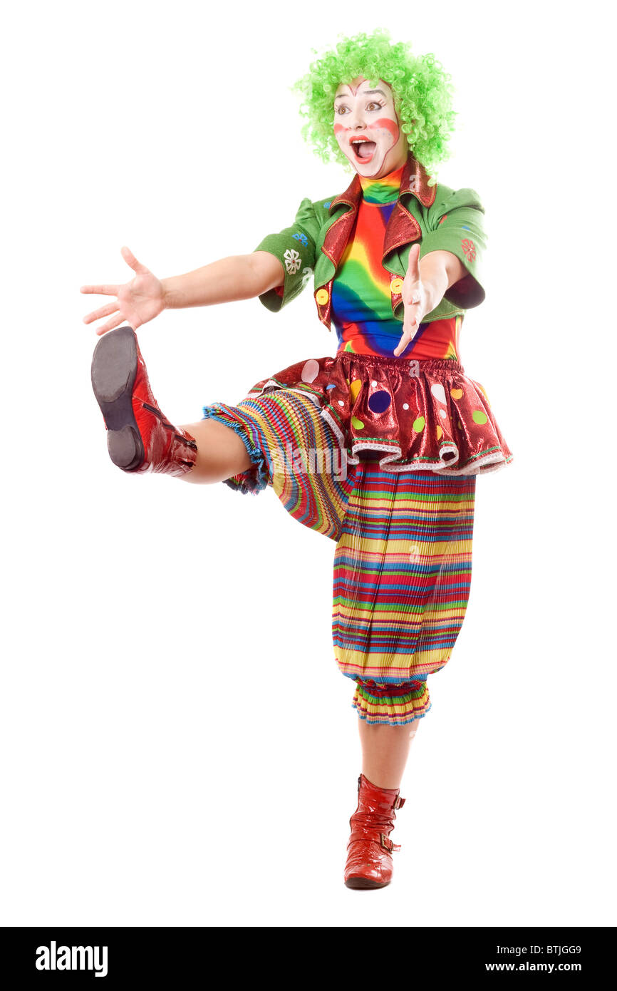playful circus clowns Stock Photo - Alamy