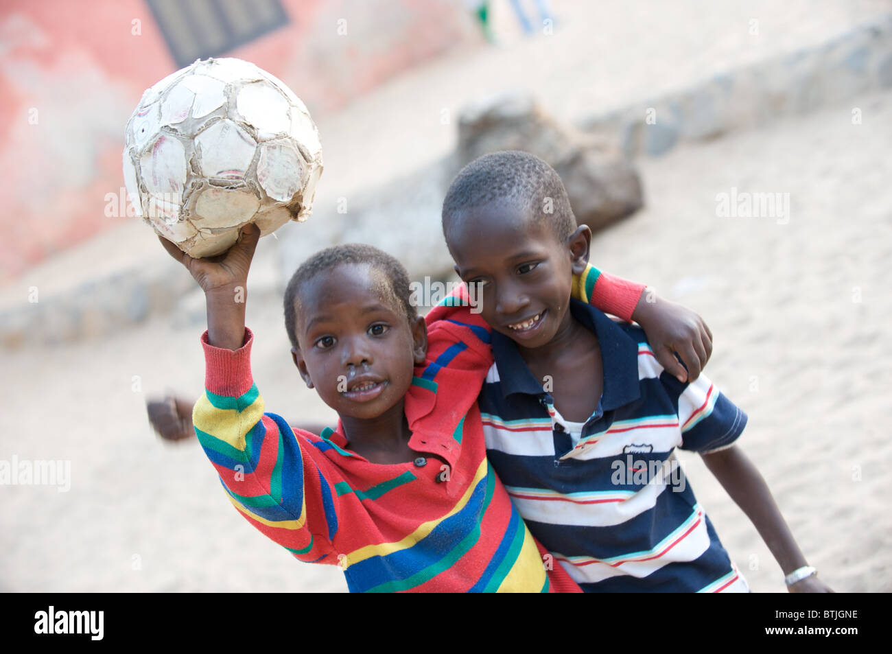 A Soccer Break Stock Photo - Alamy