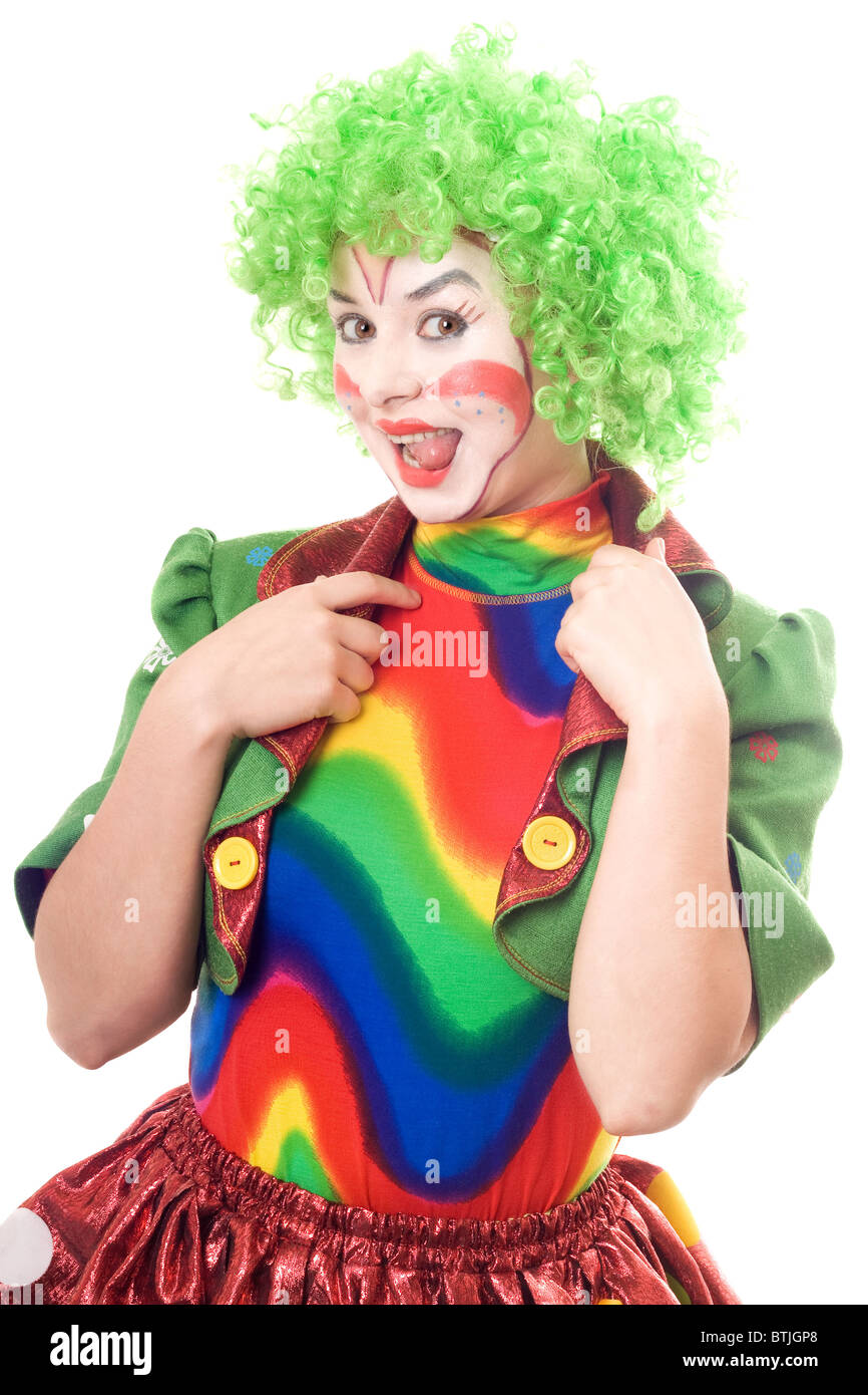 playful circus clowns Stock Photo - Alamy