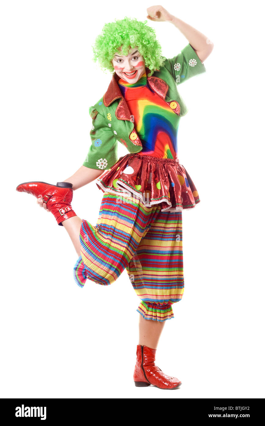 playful circus clowns Stock Photo - Alamy