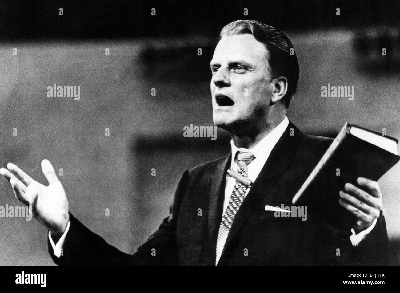 Evangelist, Billy Graham opens his twice-postponed 'Crusade For Christ ...