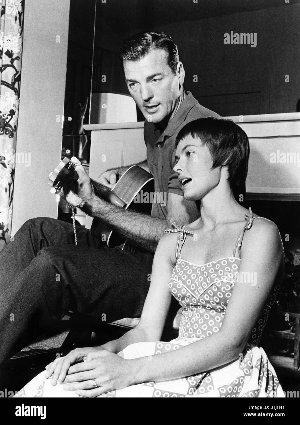 Decathalon Champion Bob Mathias and wife Melba, 1950s Stock Photo - Alamy