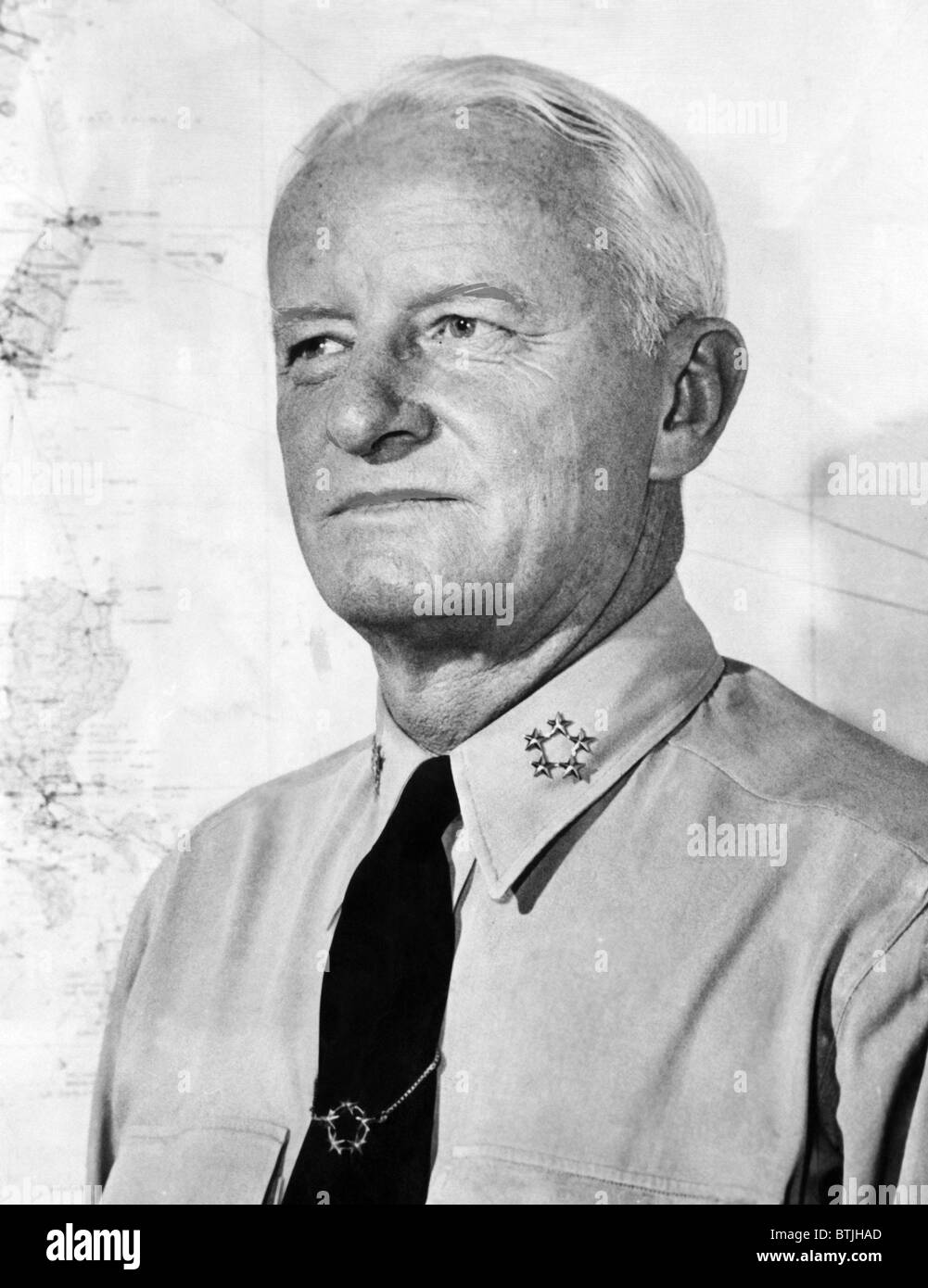 Fleet Admiral Chester Nimitz, (1885-1966), 1945 Stock Photo - Alamy