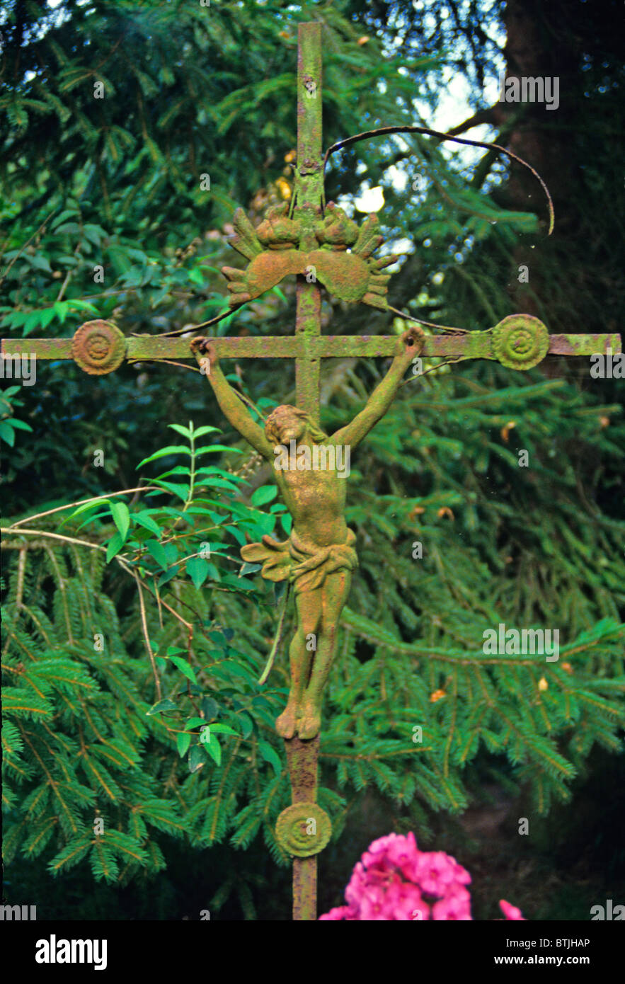 An example of the amazing range of simple crucifix designs Stock Photo ...