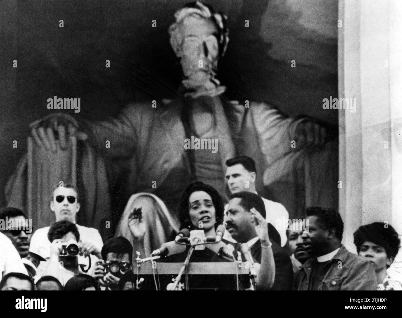 Coretta scott king lincoln memorial hi-res stock photography and images ...