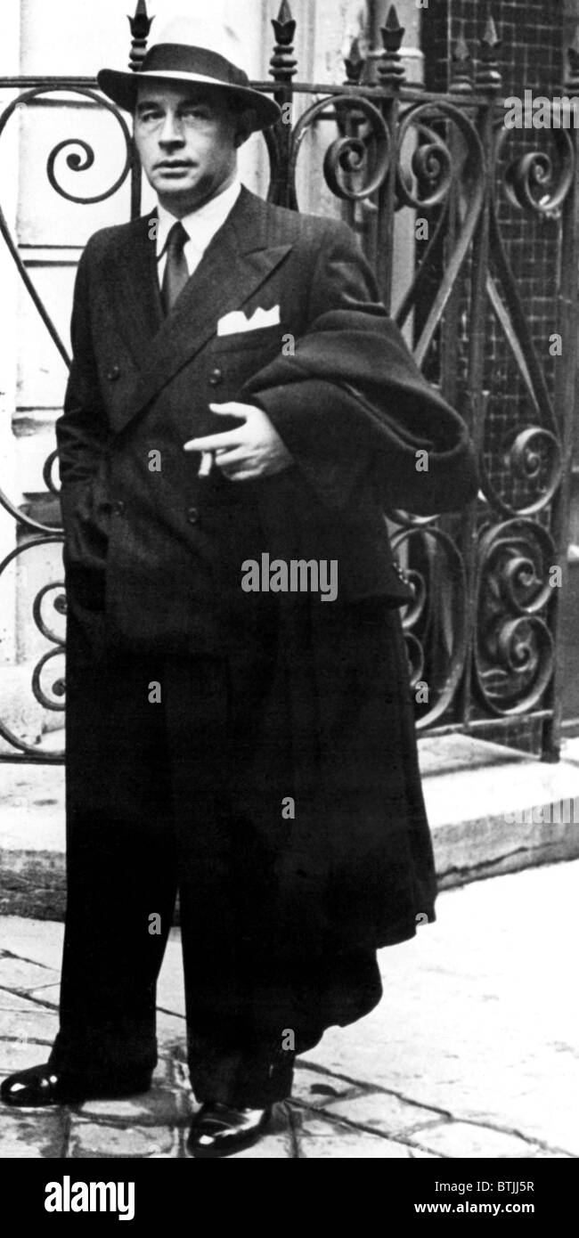 Erich Maria Remarque (1898-1970), German author, circa 1938. CSU ...