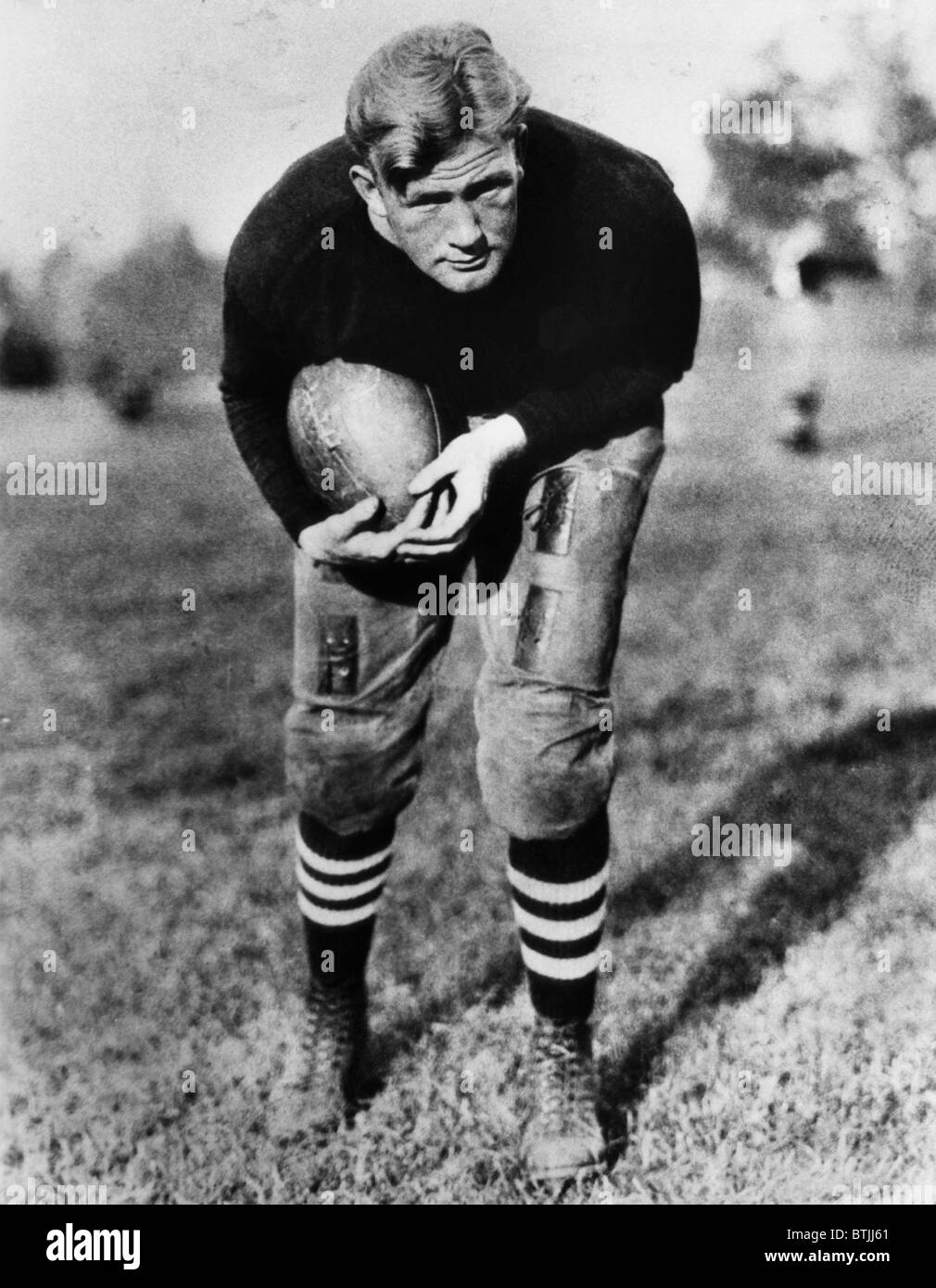Ernie Nevers (1902-1976), playing on the Stanford University football ...