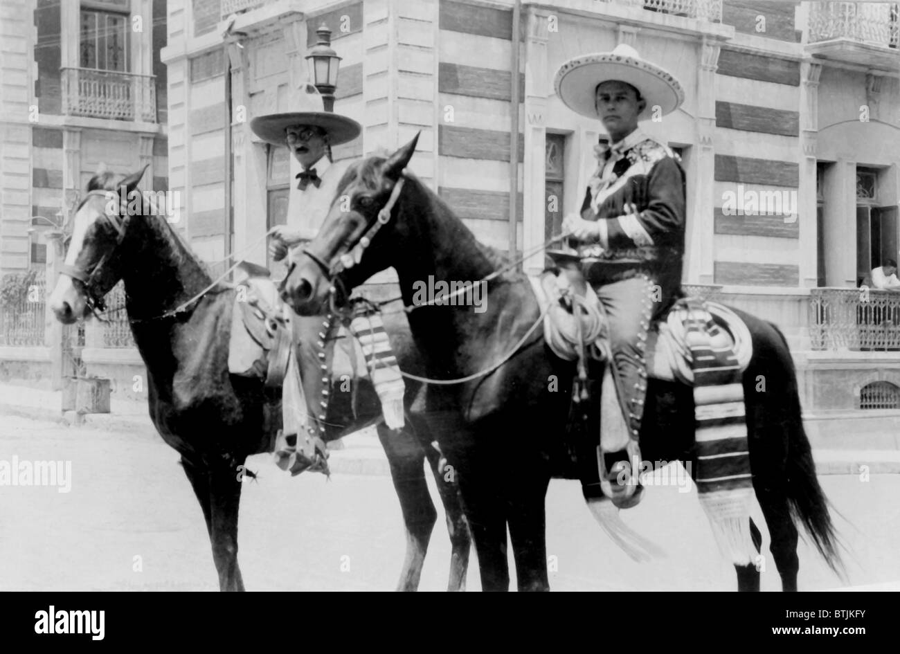Mexico, men wearing charro costumes in Tampico, circa early 1900s Stock ...