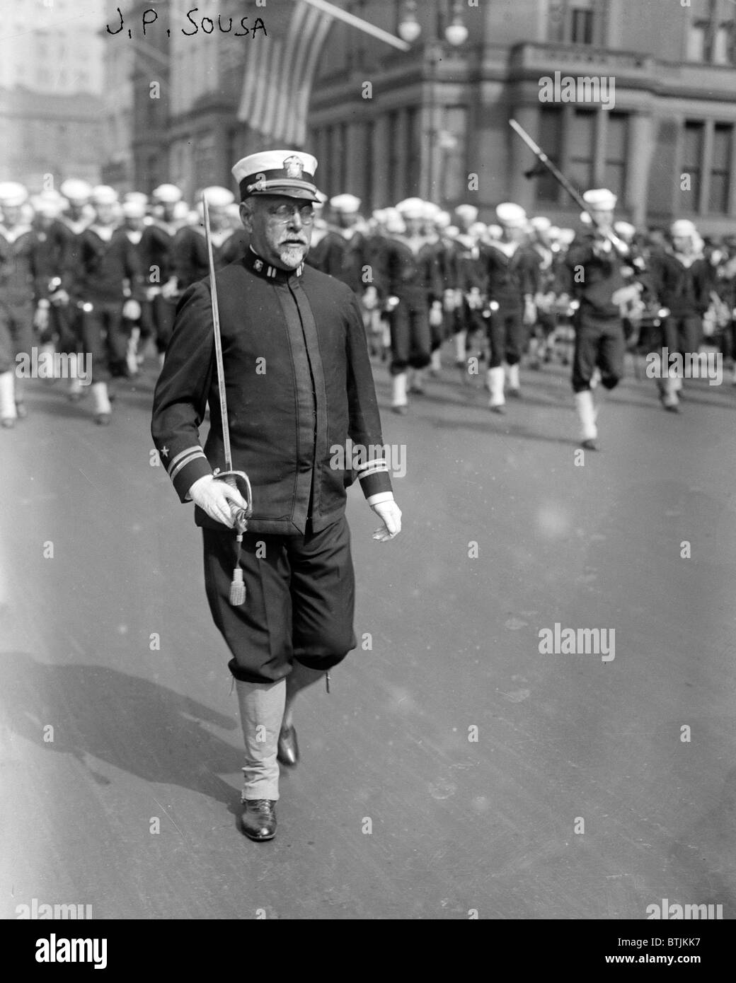 John Philip Sousa (1854-1932), American composer, circa 1910s Stock ...