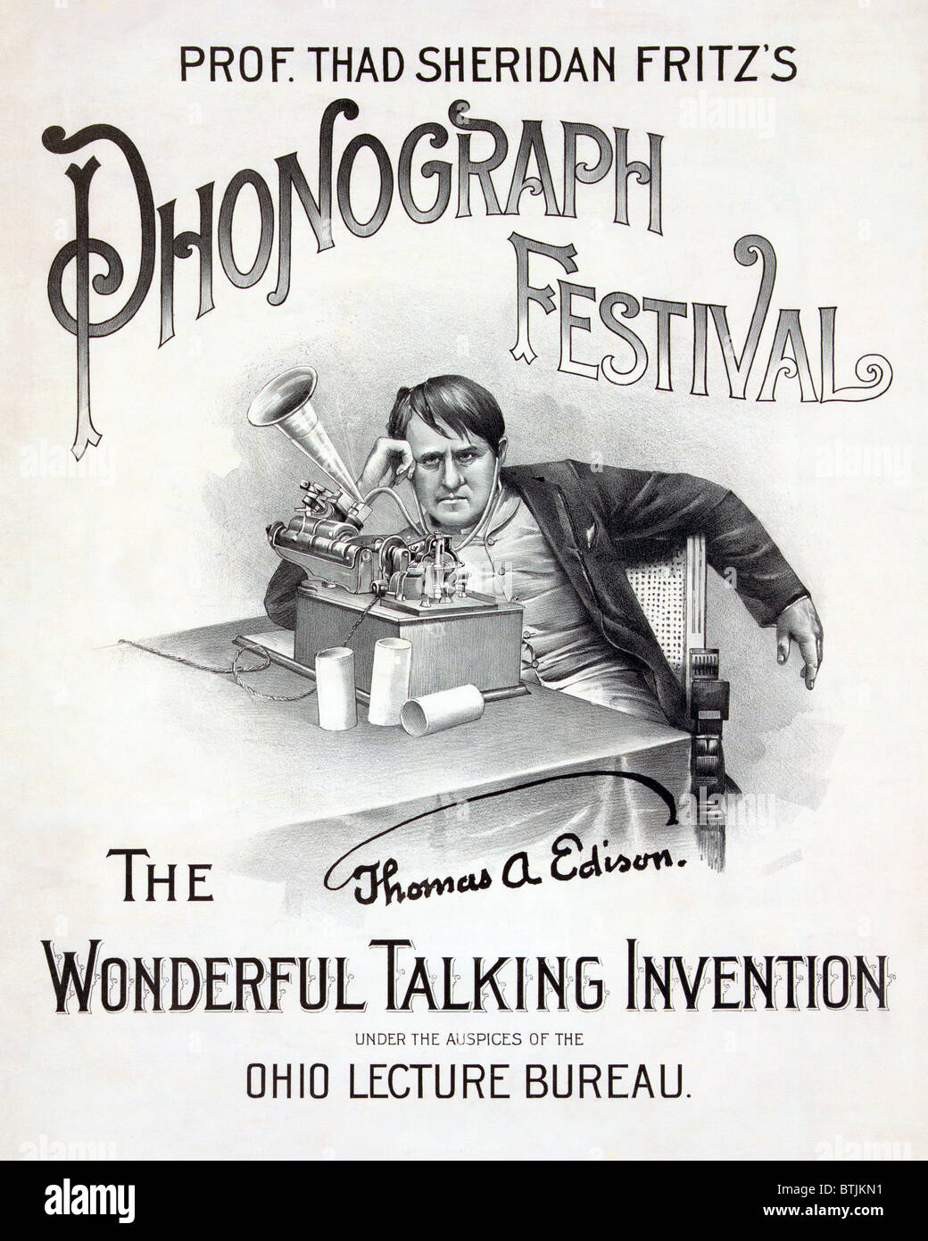 Phonograph poster hi-res stock photography and images - Alamy