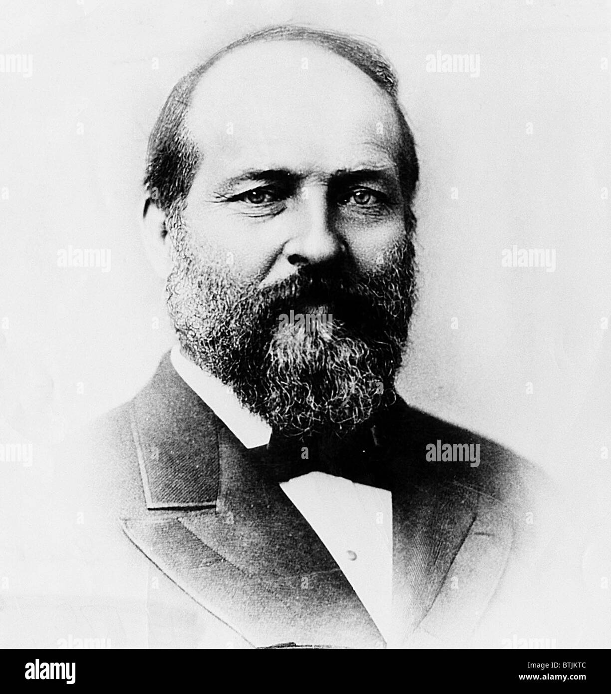 U.S.President James A. Garfield. (1831-1881). Courtesy: CSU Archives ...