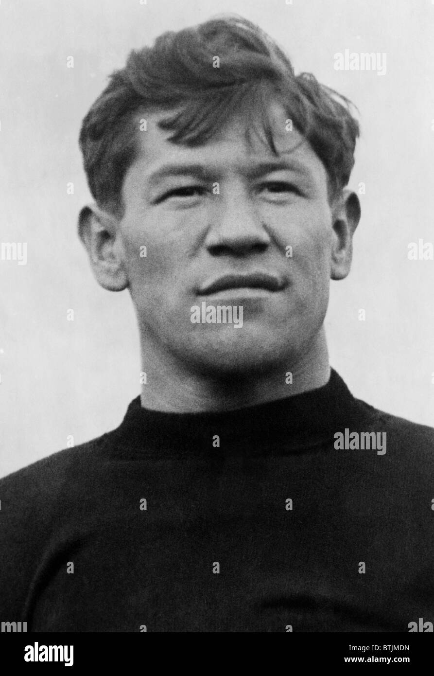 Jim Thorpe (1888-1953), American Olympic athlete, circa 1930s. CSU ...
