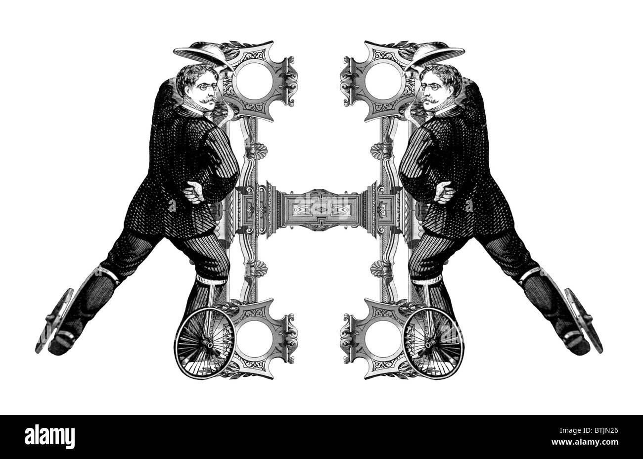 Hat on letter Black and White Stock Photos & Images - Alamy