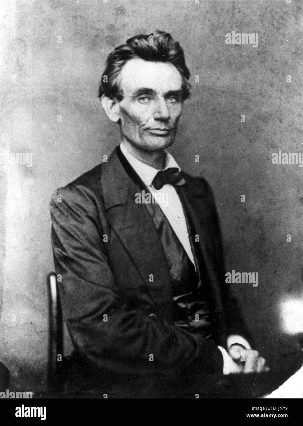 Abraham Lincoln 1860 portrait by B Williams March salted paper print ...