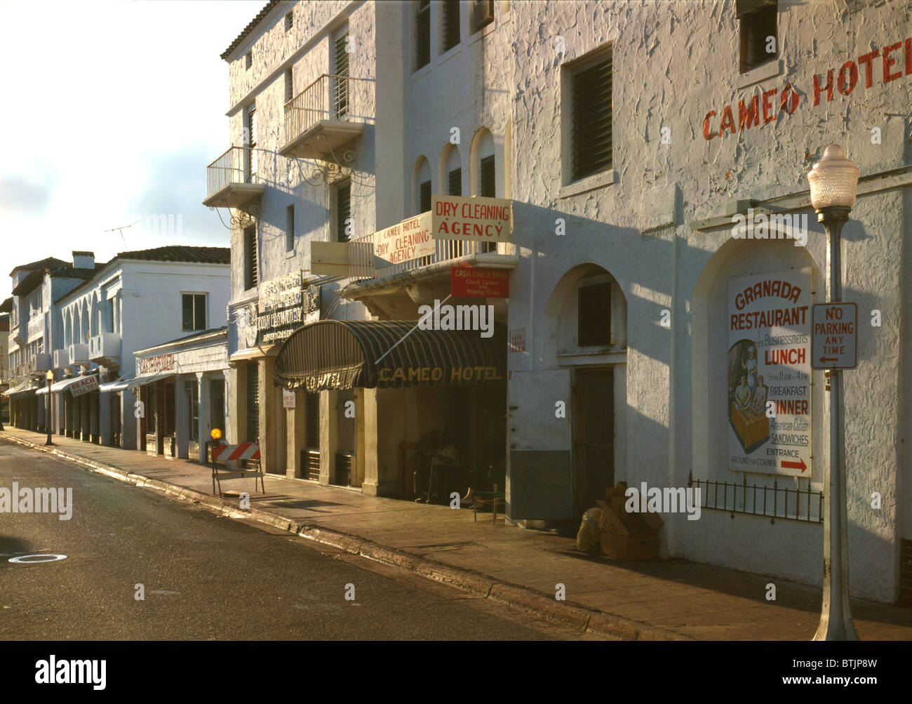 Espanola Way, photograph by Walter Smalling, Miami Beach Art Deco ...
