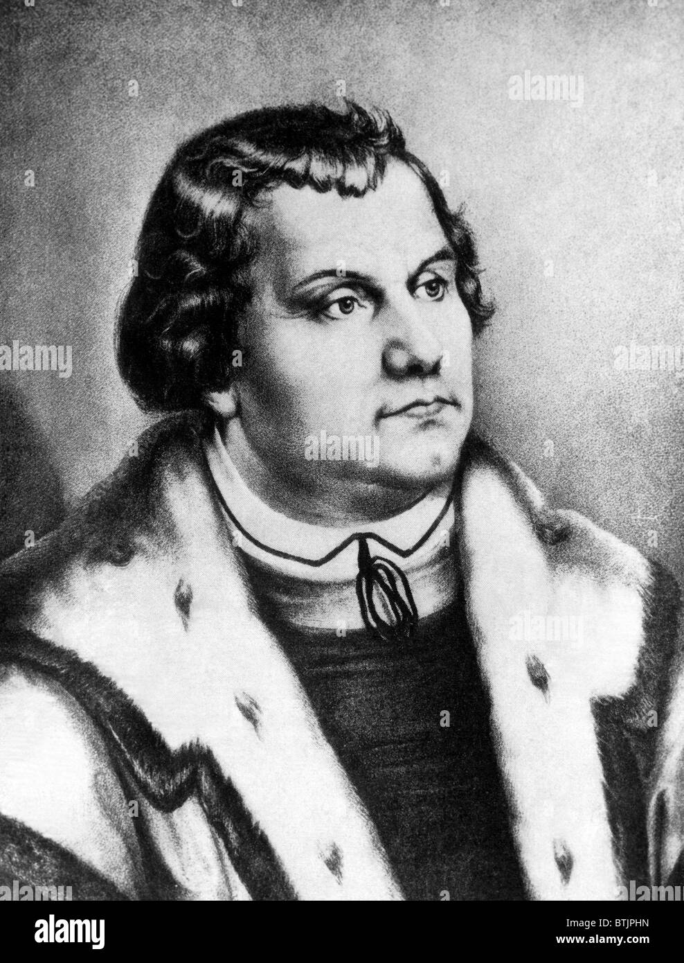 Martin Luther (1483-1546), German monk whose teachings inspired the ...