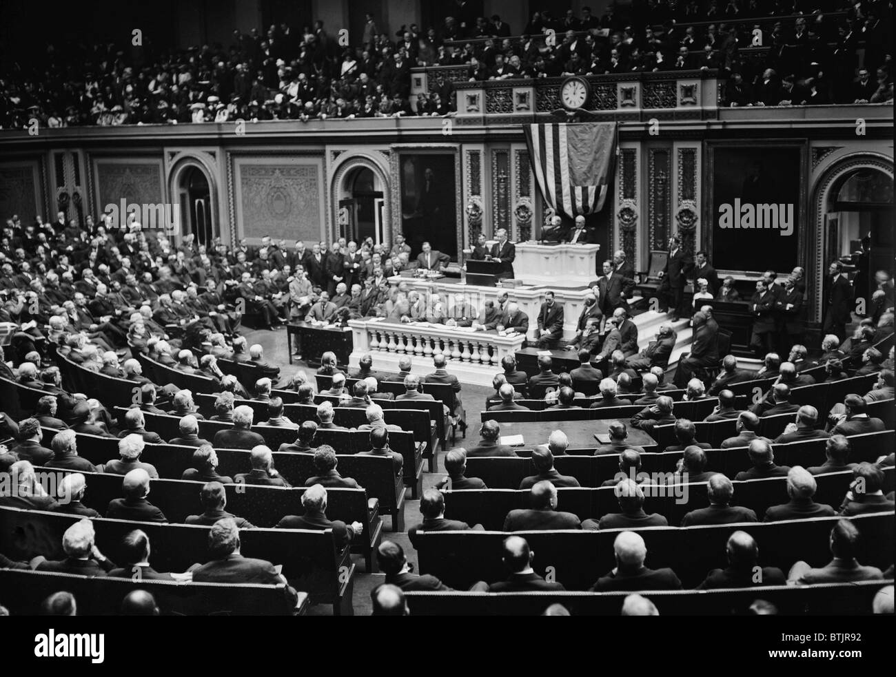 Woodrow wilson 1916 congress hi-res stock photography and images - Alamy