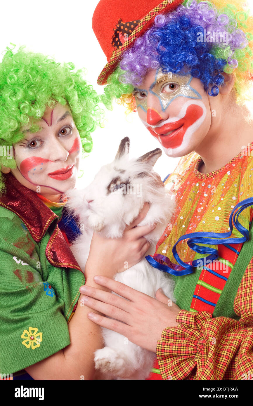 Rabbit costume man woman hi-res stock photography and images - Alamy