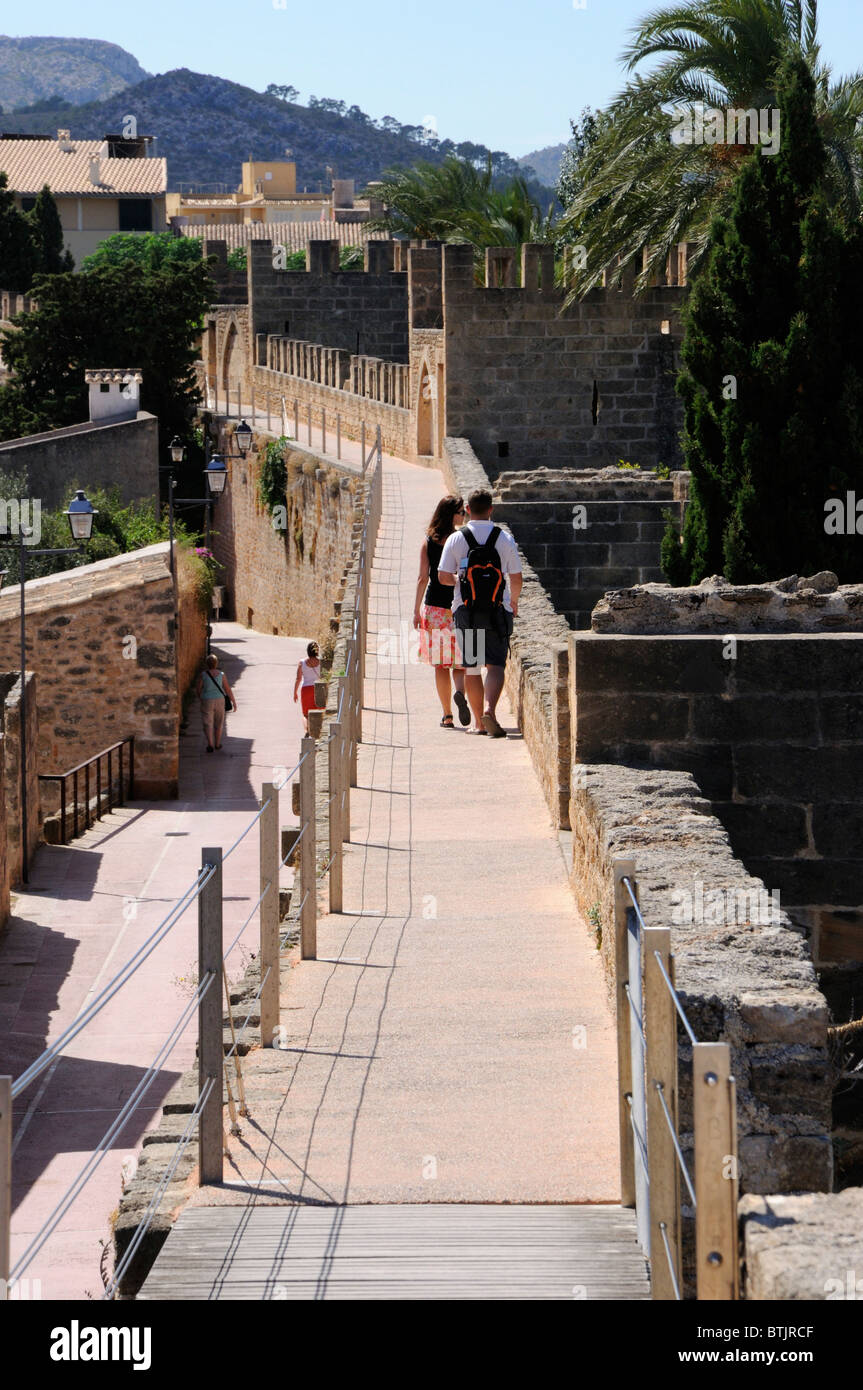 The medieval walls of alcudia hi-res stock photography and images - Alamy