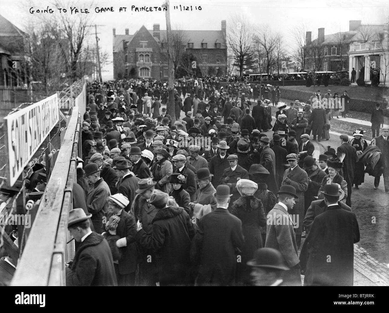 Football, Box office crowd going to Yale football game at Princeton ...