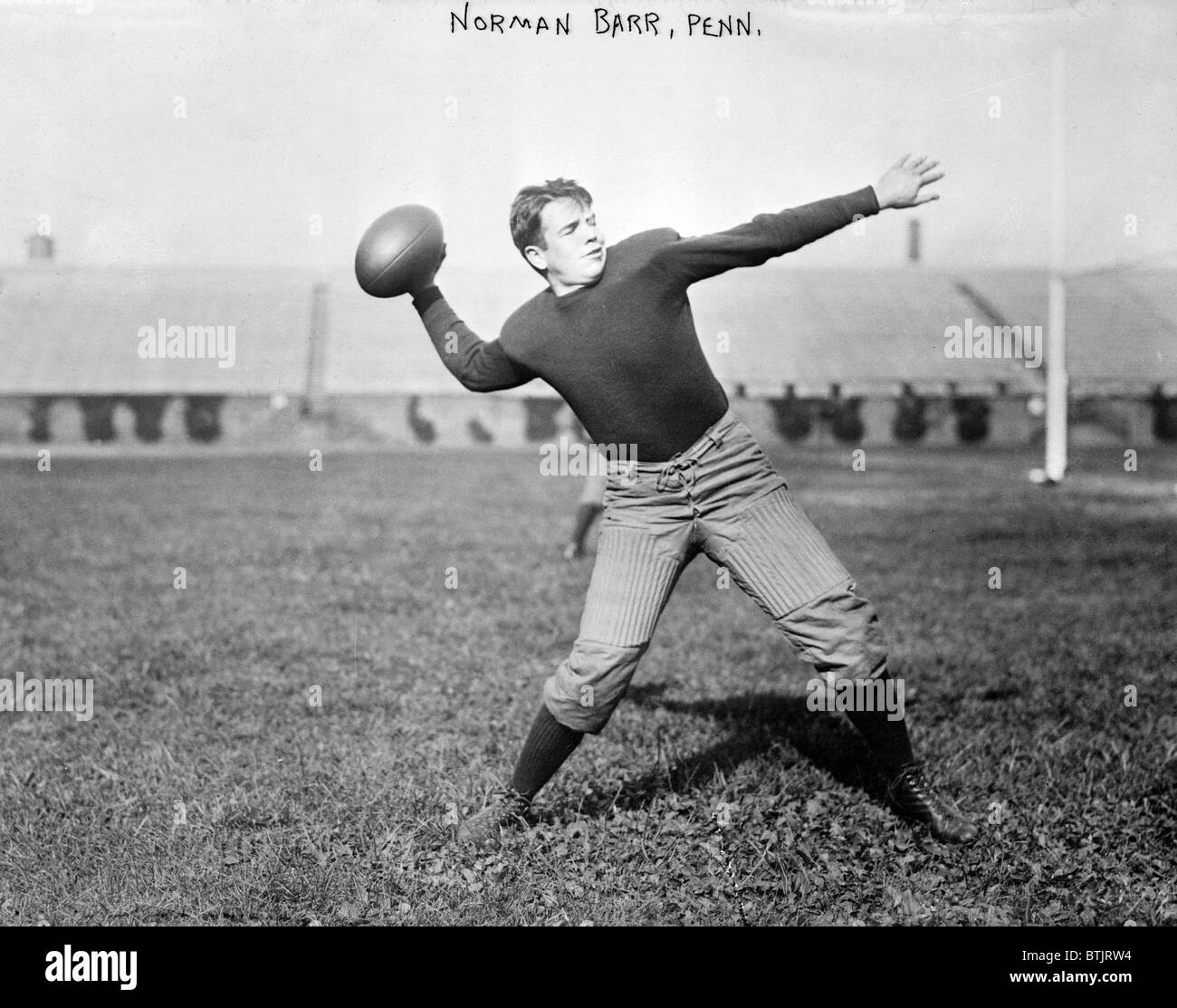Football, Norman Barr, University of Pennsylvania, circa 1910-1915 ...