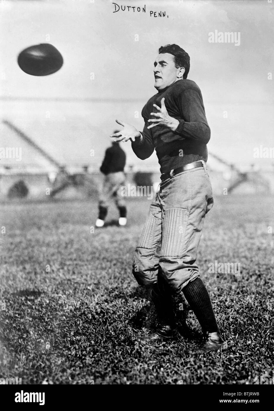 Football, Dutton, University of Pennsylvania, circa 1910-1915 Stock ...