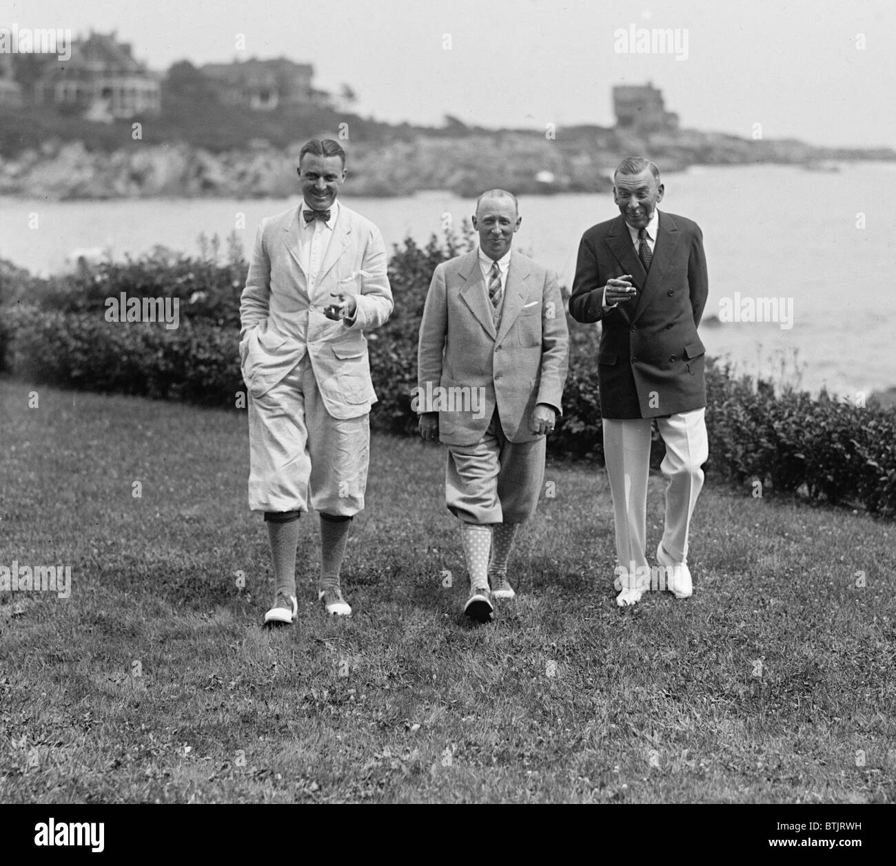 Authors Kenneth Roberts (1885-1957)(left), and Booth Tarkington (1869 ...